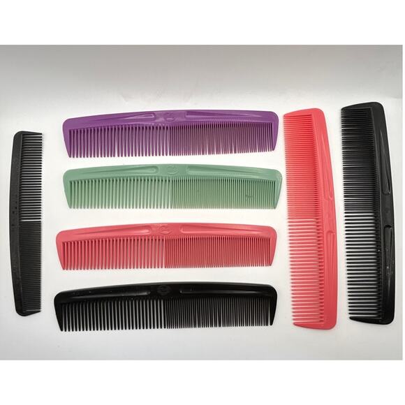 Goody | Hair | Plastic Vintage Comb Lot Of 7 Goody Combs Pink Green ...